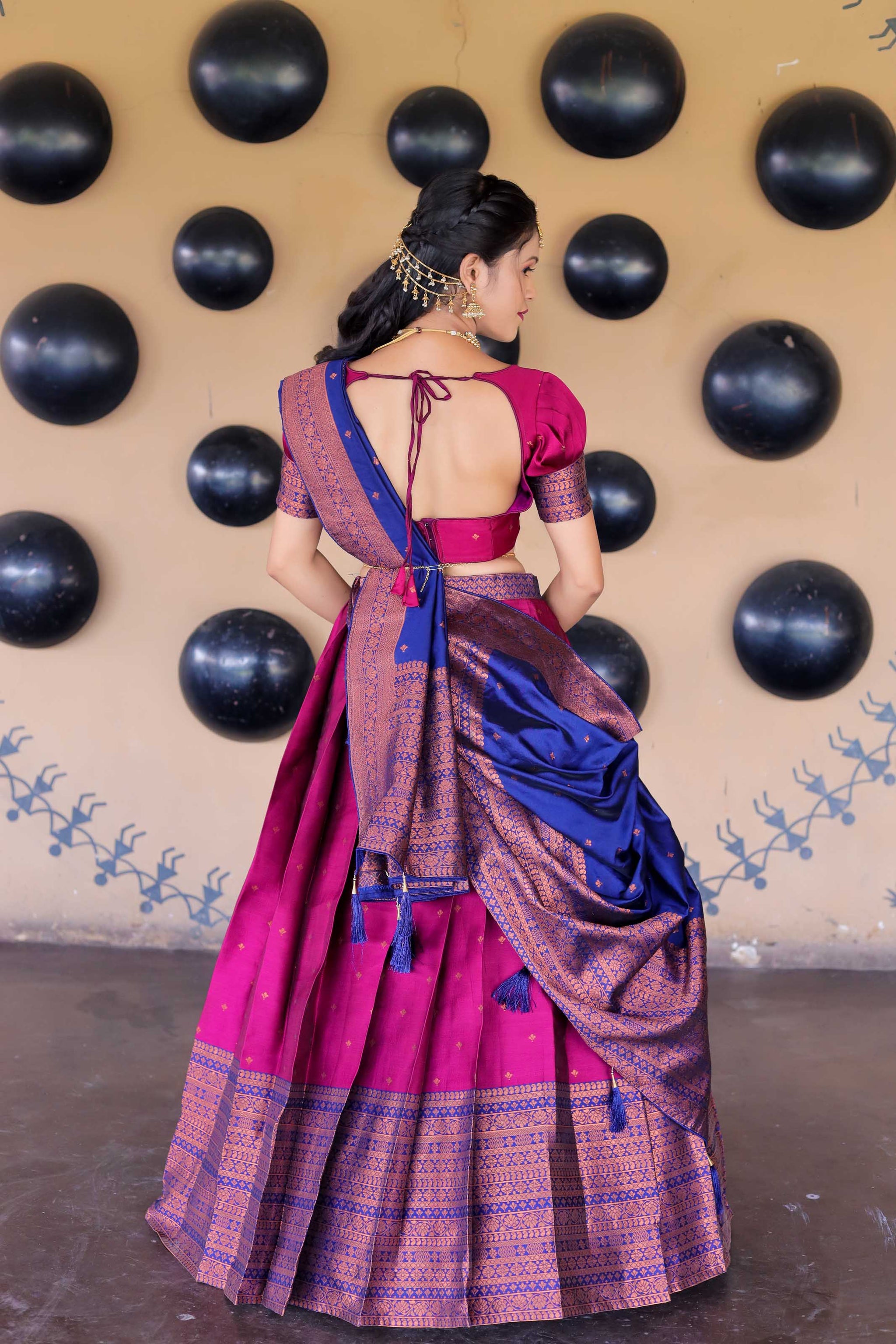 South Indian Festival Traditional Half Saree (trisha) – Fabcartz.com